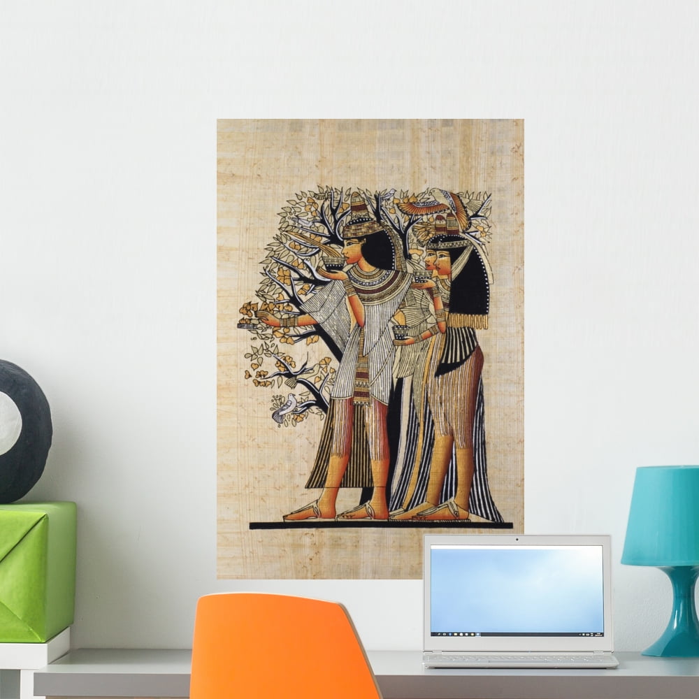 Ancient Egyptian Papyrus Wall Mural by Wallmonkeys Peel and Stick ...