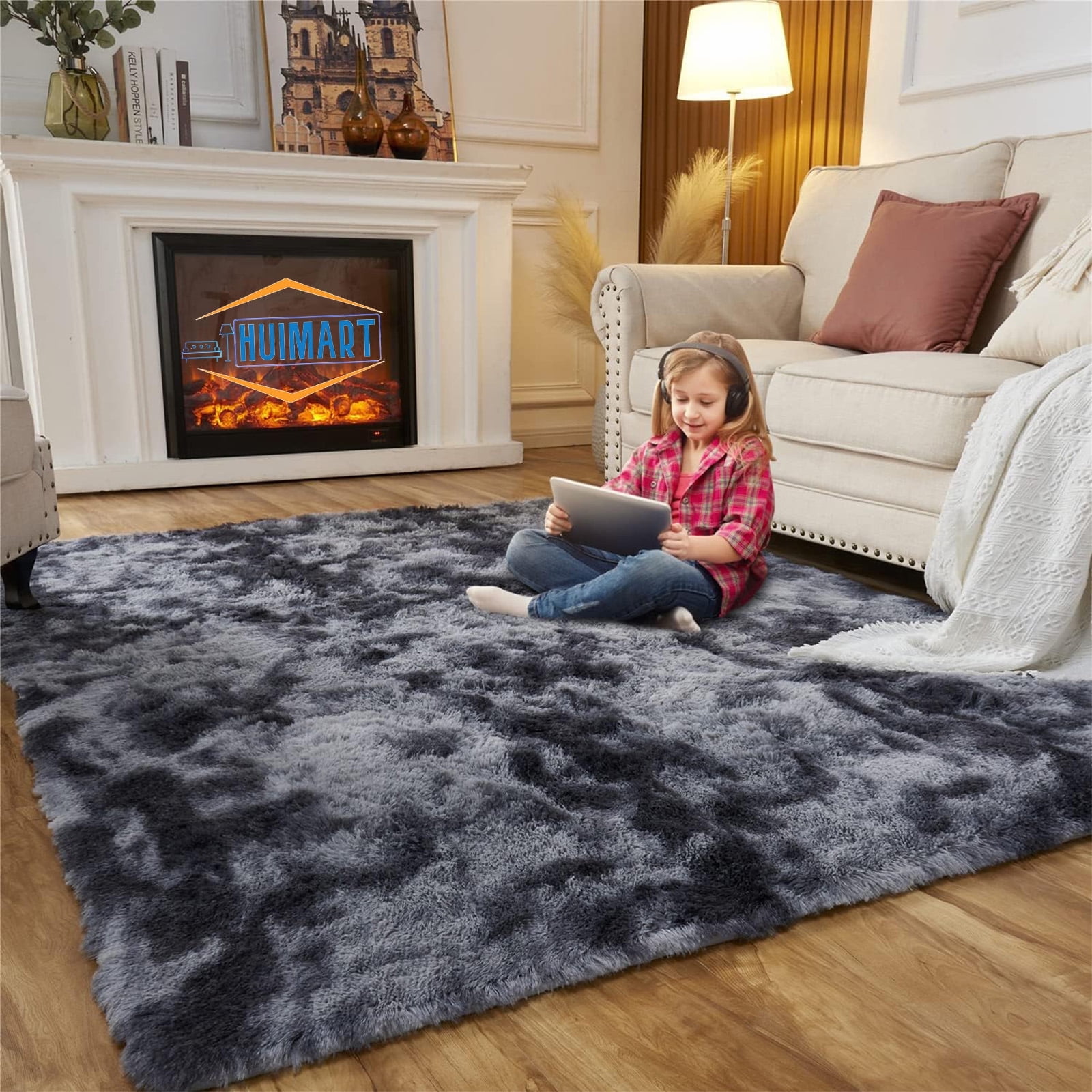 Click here for Huemaison 5 X 7 Ft Shaggy Area Rugs For Bedroom Li... prices