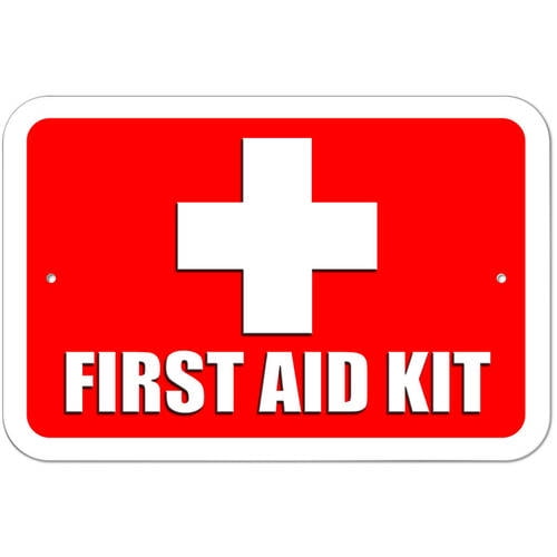 First Aid Kit Sign - Walmart.com