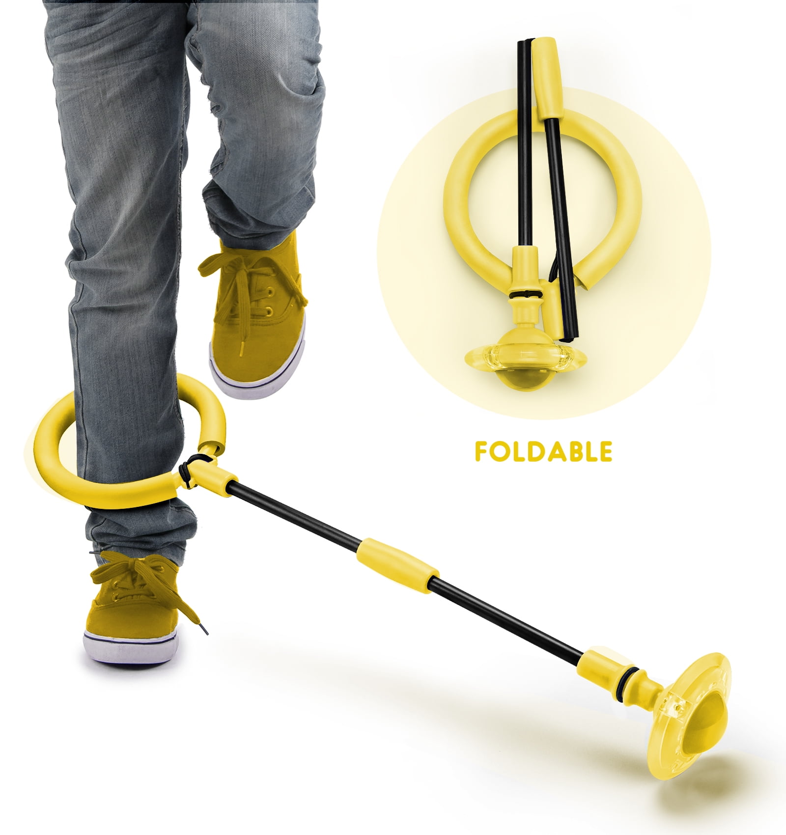 Mumba Kids Foldable Ankle Skip Ball Flash Jump Colorful Sports Swing ...