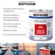 Red, Rust-Oleum Marine Satin Metal Primer- 207016, Quart- 4 Pack ...