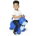Find Your Perfect Waddle! Dog Bouncer! Inflatable Ride on Toy (Blue ...