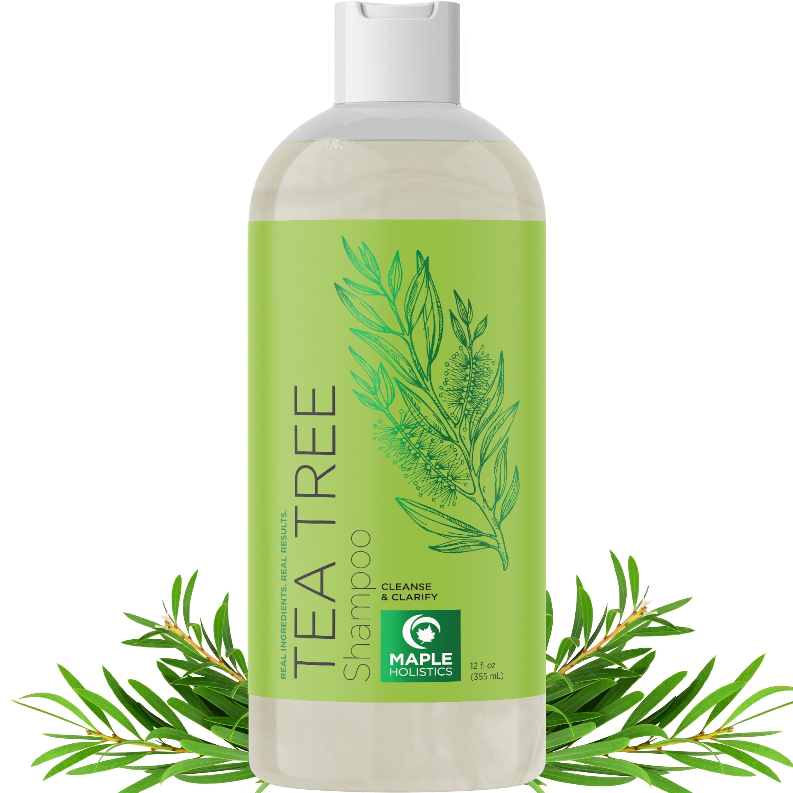 Champú Maple Holistics Clarifying Tea Tree 300 ml para cabello graso ...