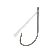 VMC Redline Series Weedless Wacky Neko Hook #1/0 Gray 4PK - Walmart.com