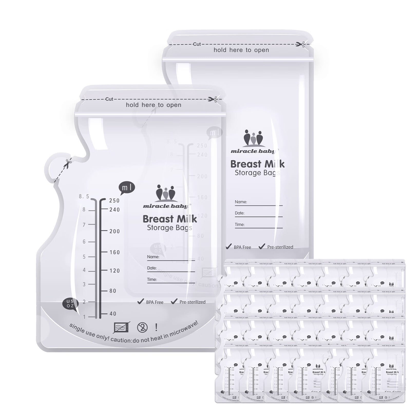 Buy 30 Pieces Breast Milk Storage Bags | Breastmilk Bags for ...