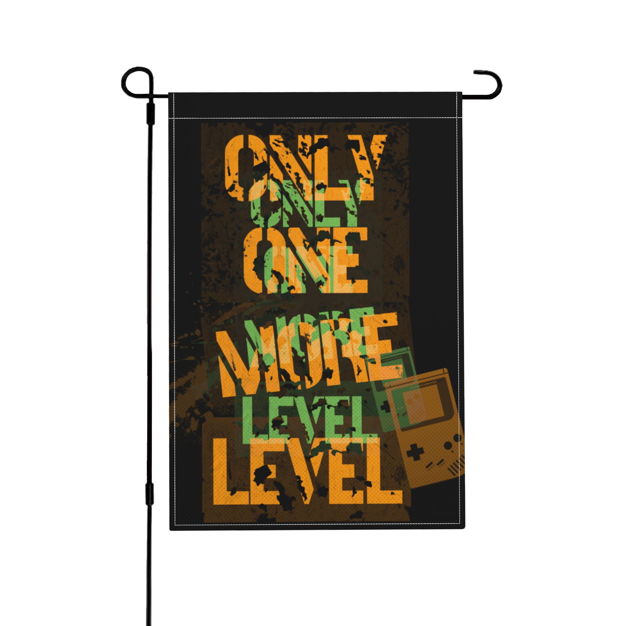 TEQUAN Yellow Game Lovers Slogan Sticker Garden Flags, 18 x 12 inch ...