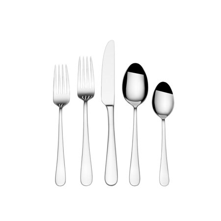International Silver Lisbon 20 Piece Stainless Steel Flatware Set ...