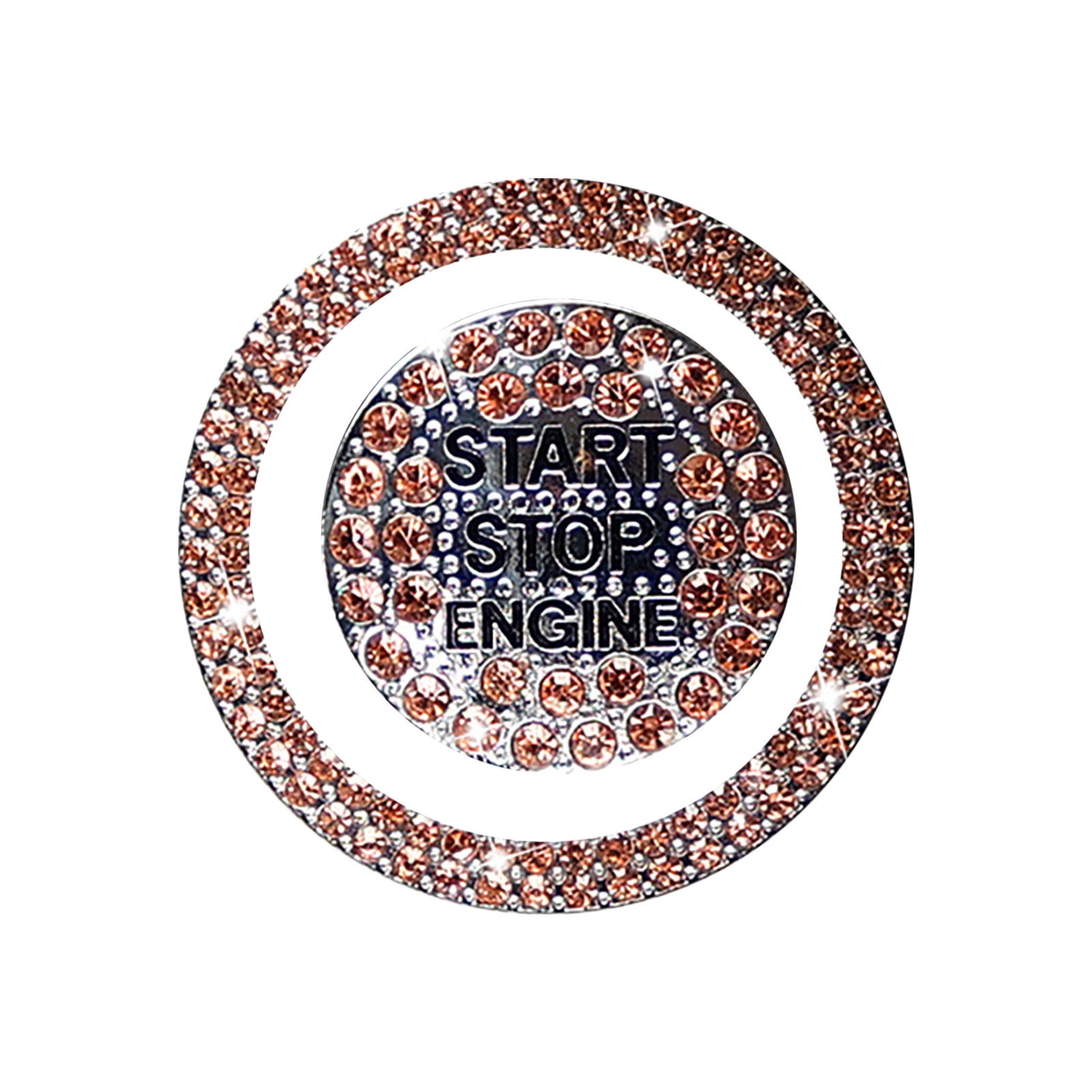 aiyuq.u car stickers rings start button bling ignition ring sticker ...