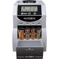 Nadex Coins DCS-180X Digital Coin Counter Sorter and Wrapper Machine ...