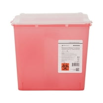 Sharpstar In-Room Sharps Container, 5qt, Red, 8507SA, Mailbox Lid, 2 ...