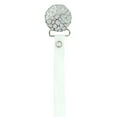 Crushed Crystal Ribbon Pacifier Clip - Walmart.com