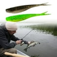 YongCo Soft Fork Tail Plastic Fishing Baits Artificial Fishing Lures ...