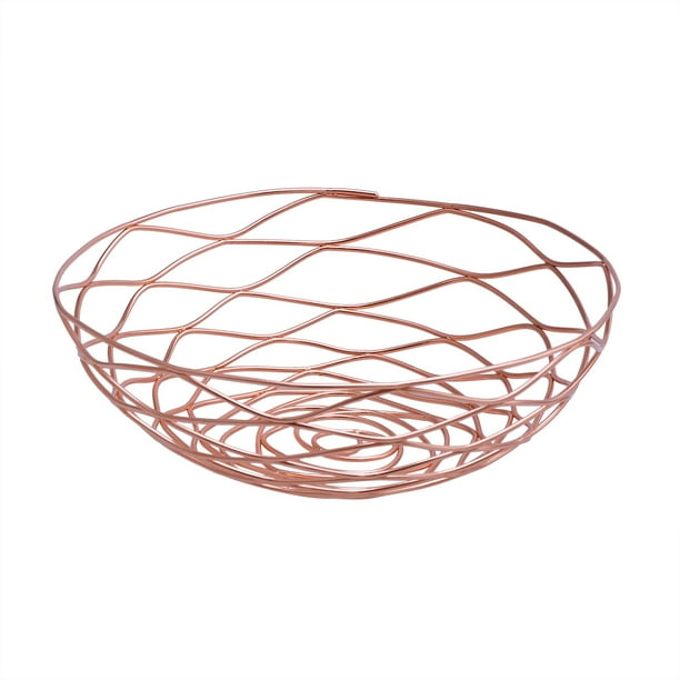 Rose Gold Wire Basket