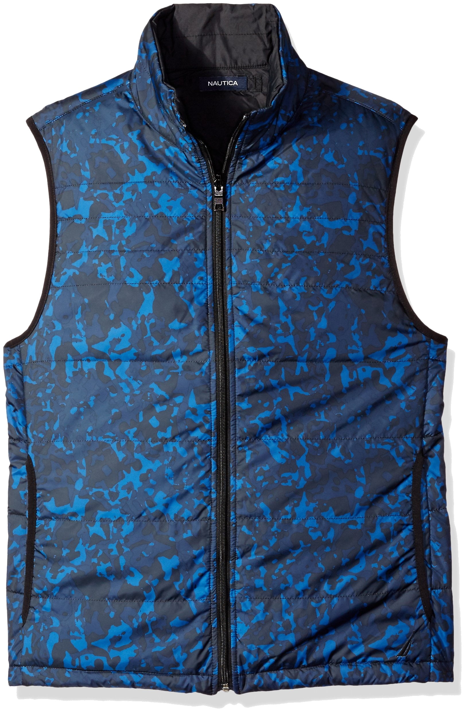 Nautica Mens Reversible Camo Quilted Vest, Blue, X-Large - Walmart.com