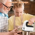 9-Speed 400W Hand Mixer, Digital, Snap-On Storage Case, 5 Stainless ...
