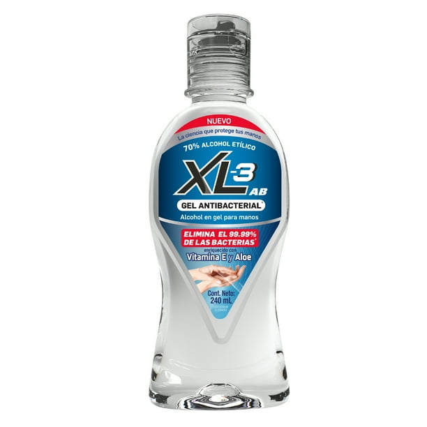GEL ANTIBACTERIAL XL 3 AB 240ML XL BOTELLA | Walmart en línea