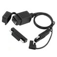 KERISTE Waterproof Motorcycle Sae To Usb Cable Adapter Kit for Phone ...