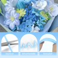 Blue 500 Count Pipe Cleaner Craft Kit with Supplies for DIY Flower and ...