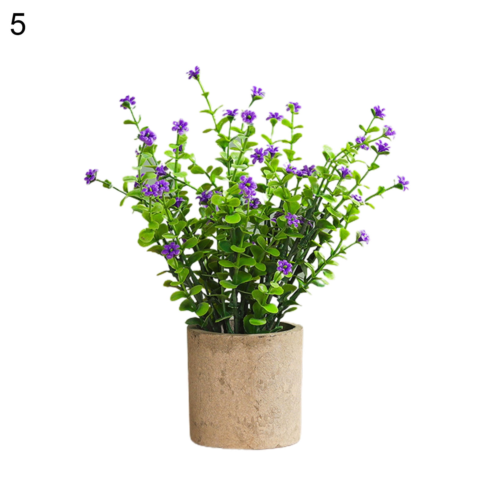 Artificial Mini Potted Plants Fake Plant in Pots Small House Plants for ...