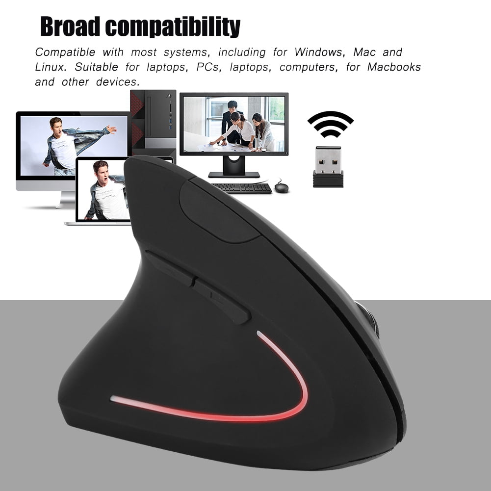 Left-Handed Mice, Wireless Left-Handed Mouse, For Computer Notebook PC ...