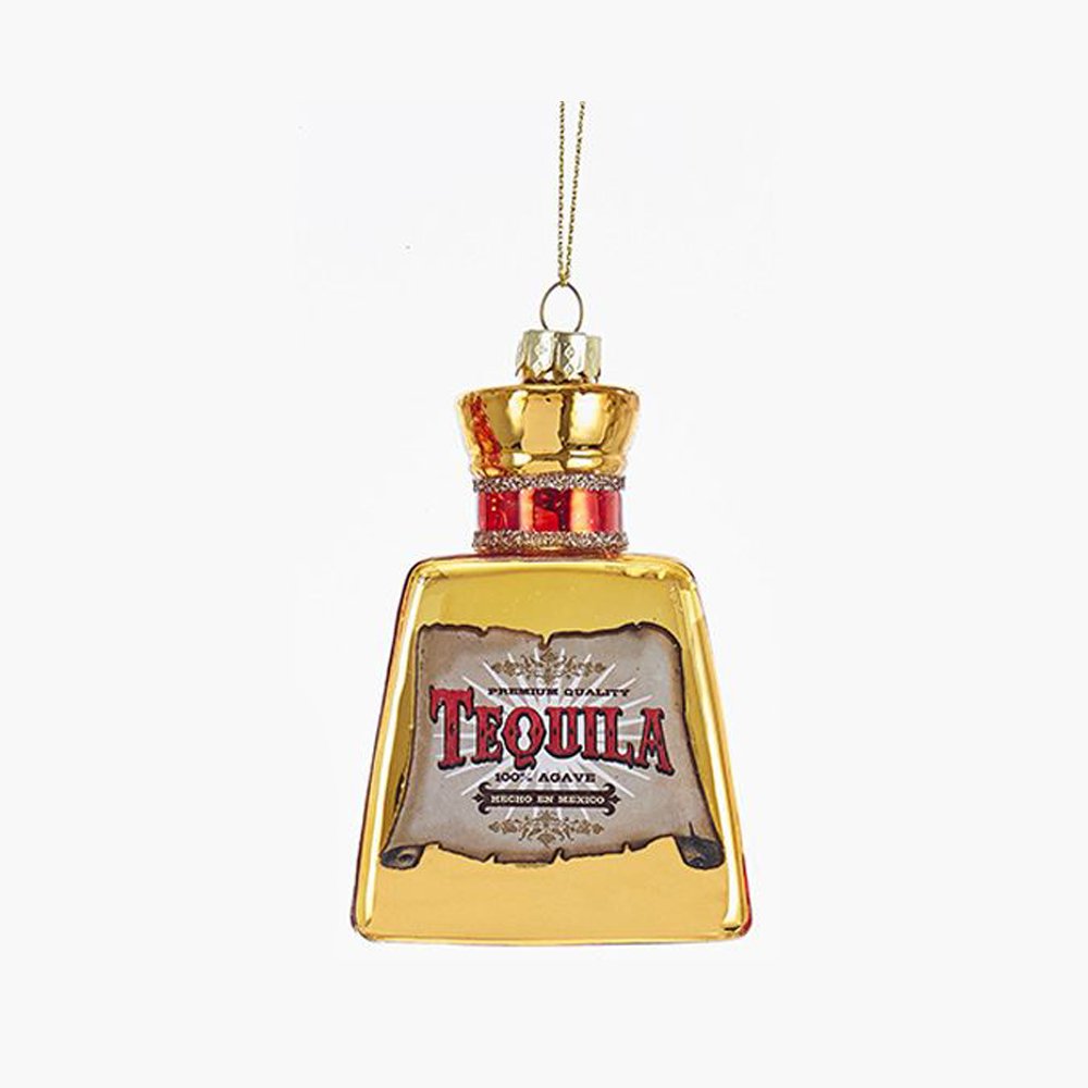 Kurt Adler Bottle of Tequila Glass Ornament, 4" - Walmart.com