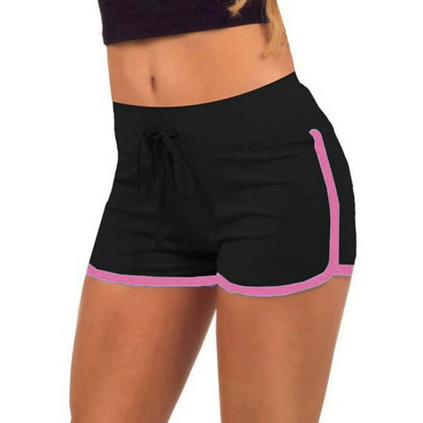 Esho Women Sports Yoga Runner Shorts Waistband Drawstring Hot Pant ...