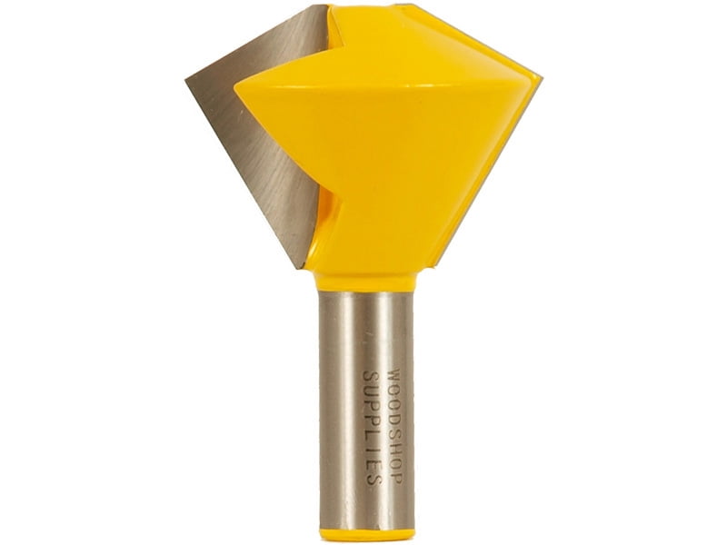 Yonico Bird's Mouth Glue Joint Router Bit - 6 & 12 Sided - 1/2" Shank ...