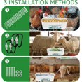2 Chicken Duck Feeder, Poultry Feeders and Waterers, Goat Feeder ...