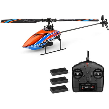 WLtoys RC Helicopter Helicopter for Adults Kids 6-axis Gyro Single ...