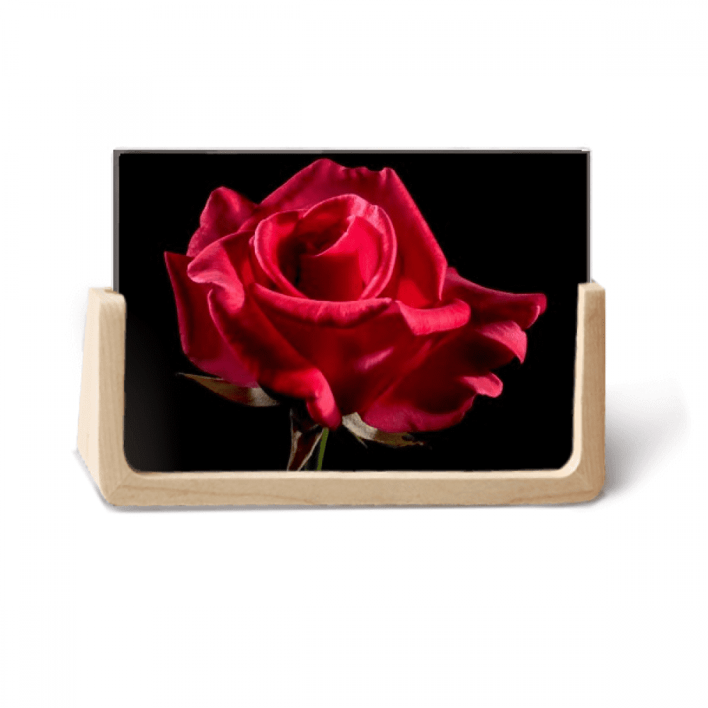 Dark Red Roses Flowers Art Deco Fashion Photo Wooden Photo Frame ...