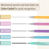 Mr. Pen- Pastel Mechanical Pencil Set with Lead and Eraser Refills, 5 ...