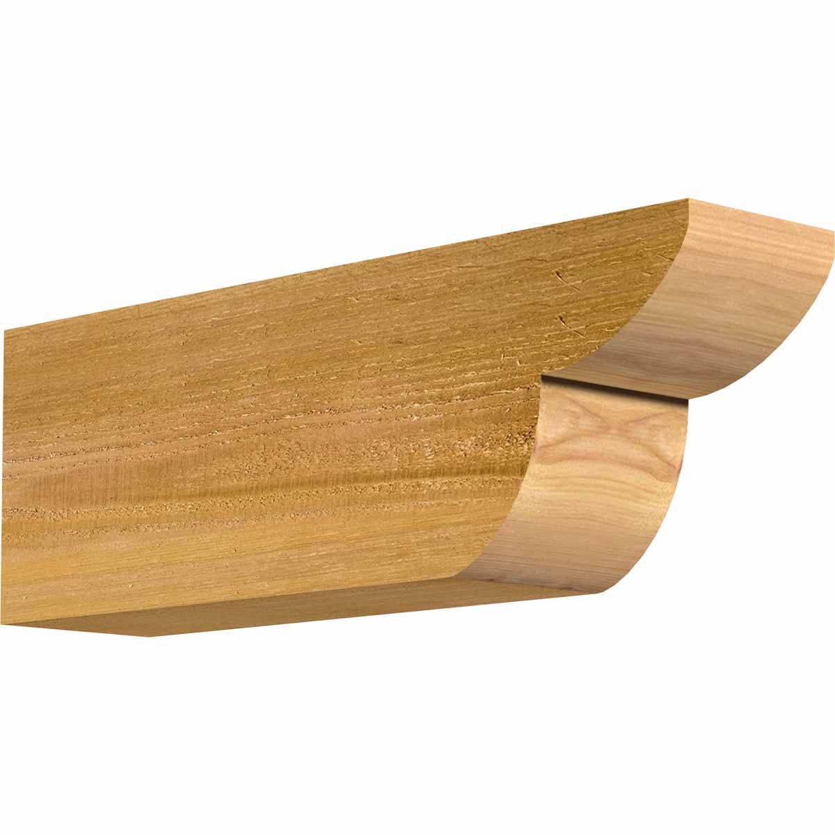 4"W x 6"H x 18"L Crestline Rough Sawn Rafter Tail, Western Red Cedar ...