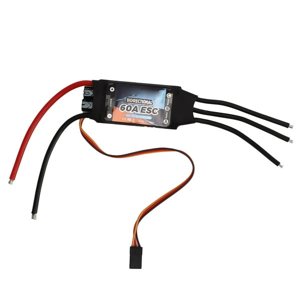 Electric Speed Controller,Black 60A Bidirectional Brushless A Brushless ...