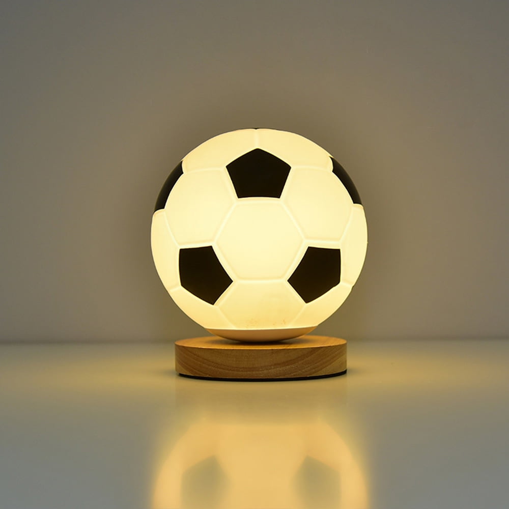 Soccer 3D Lamp Night Light Creative Table Desk Optical Illusion Lamps ...