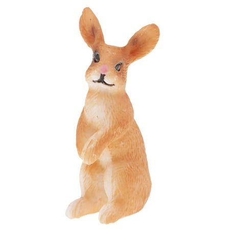 Plastic Rabbit Hare Model Toy Animal Figurine Decoration Model 01 ...