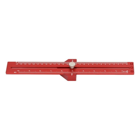 Metal Sliding Rule, Lightweight CNC Machining Track Marking Ruler Clear ...