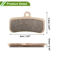 Unique Bargains Front And Rear Wheel Brake Pad for Altis Sigma for ...