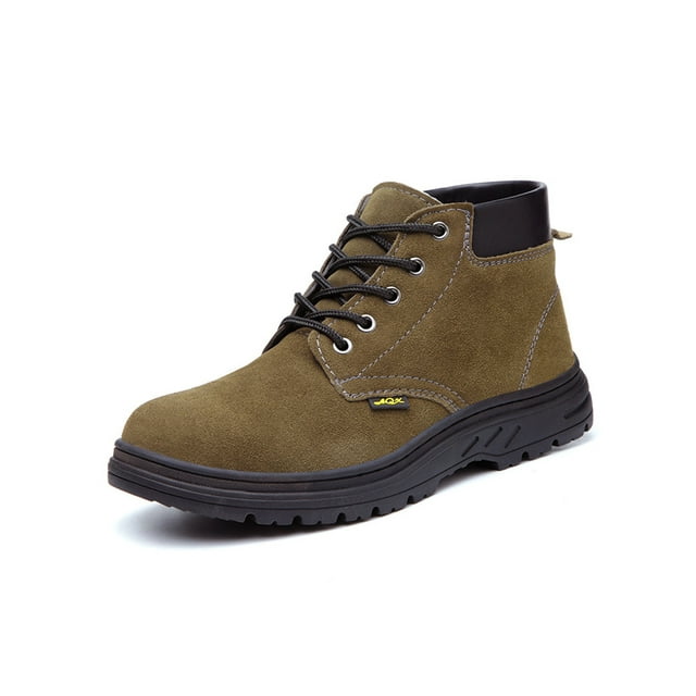 Harsuny Mens Working Comfort Industrial Boots Durable Steel Toe Work ...