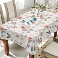 60x90in Square Printed Tablecloth Easy-Care Decorative Table Cloth for ...