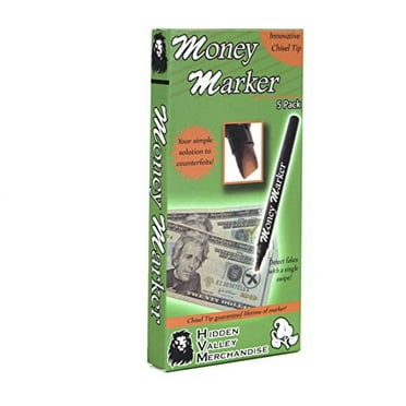 Dri Mark Counterfeit Detection Pens, 3/Pack, Black - Cash Fraud Check ...
