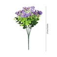 6 Stems Artificial Milan Flower Sprigs, Country Style Faux Greenery ...