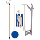 DMI Reach Assist Dressing Aid Kit with Sock Aid, Dressing Stick ...