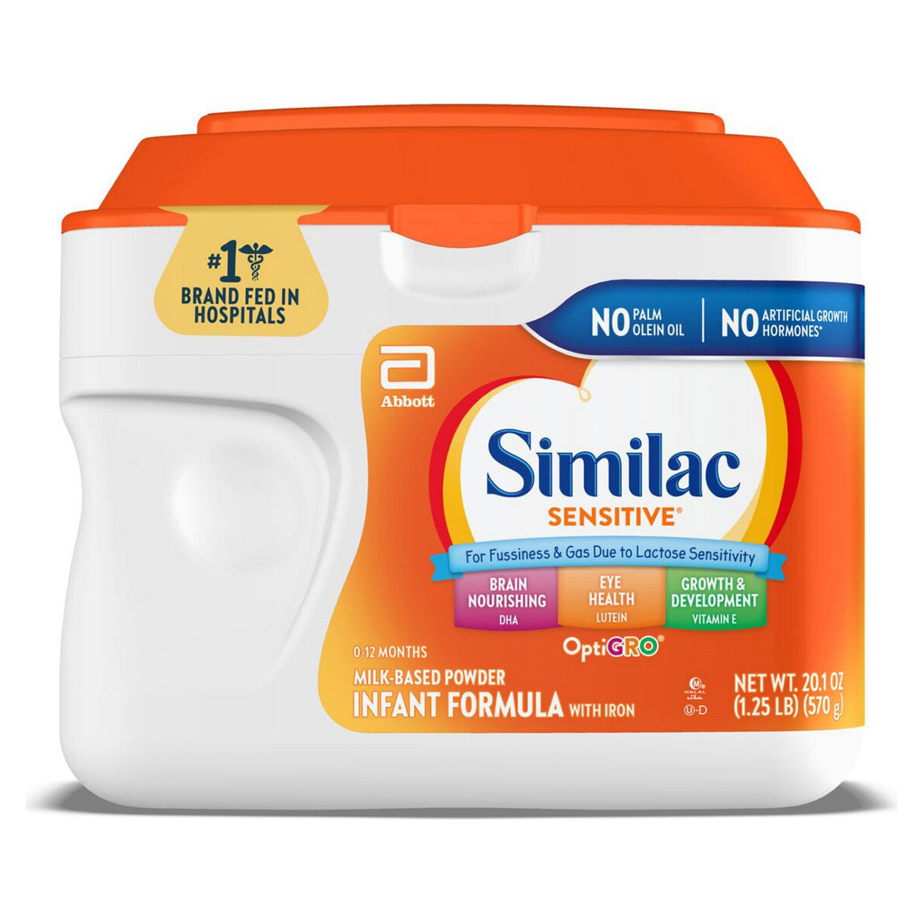 Similac Sensitive Powder Baby Formula, 20.1-oz Tub, Pack of 6 - Walmart.com