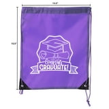 Senior Graduation Drawstring Backpacks Personalized Party Favor Cinch ...