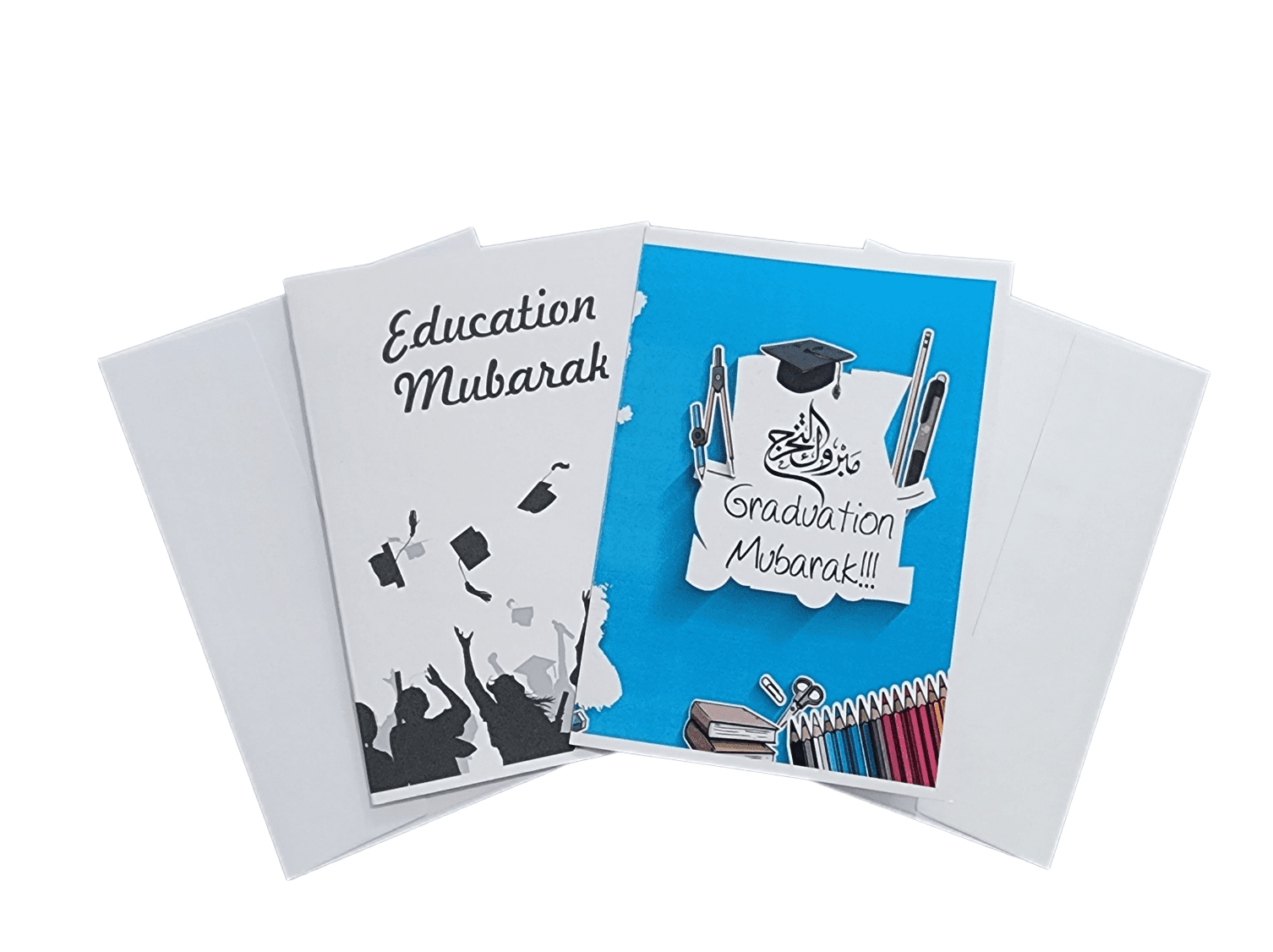 MUHADZIR Graduation Islamic Greeting Card with the envelope (SUCCESS ...