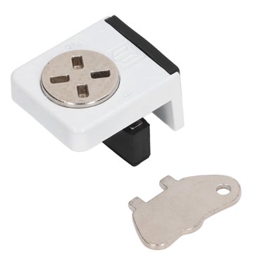 Sliding Window Lock, 1/2 in., Diecast Construction, White, For Vinyl ...