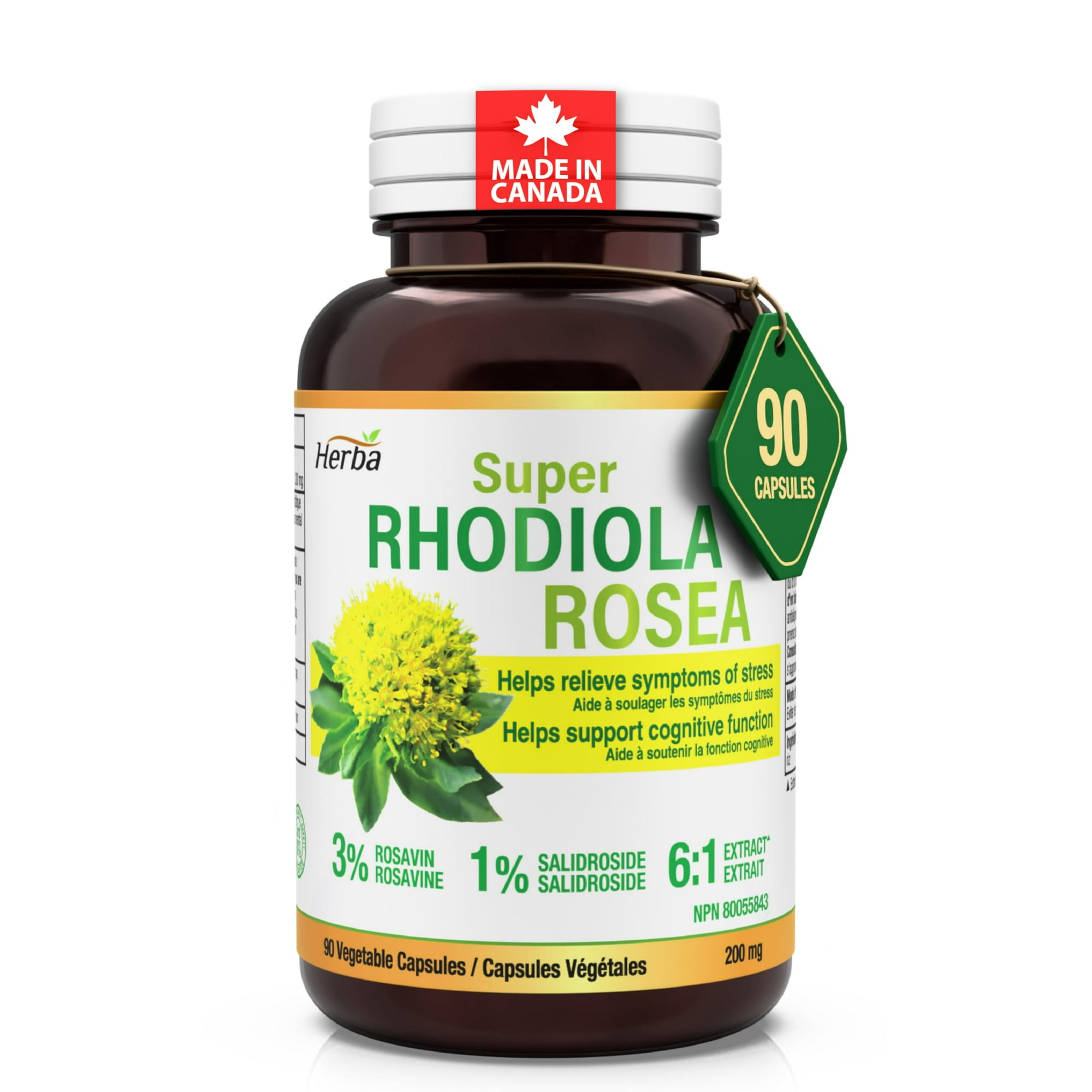 Click here for Herba Rhodiola Rosea Supplement 200mg - 90 Capsule... prices