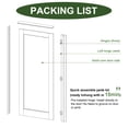 18" x 80" (for 20 x 82 Rough Opening) Interior Prehung Pine Door Slab 1 ...