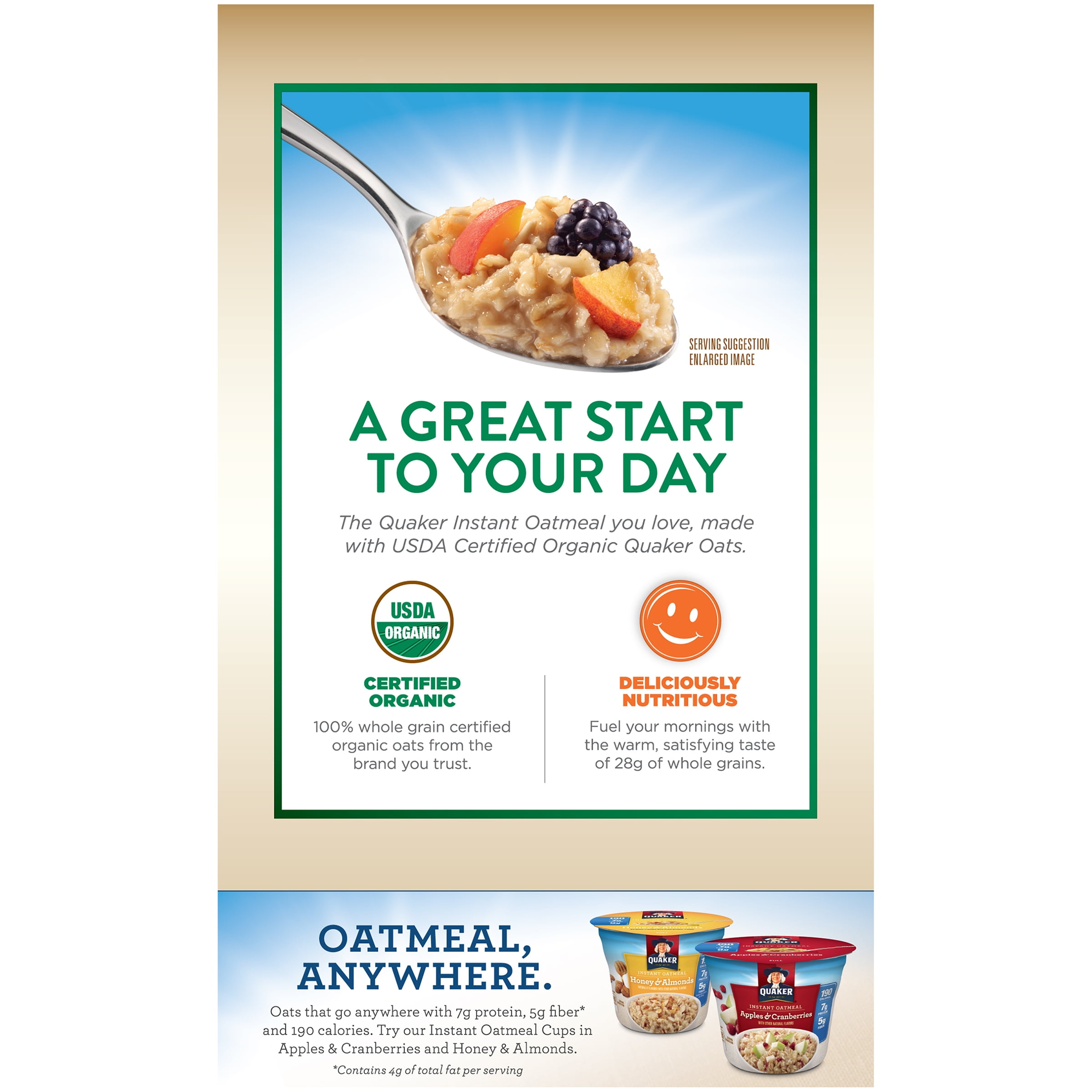 Organic Instant Oatmeal