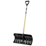 Structron Steel Snow Shovel With 18 In. Head And 41 In. Fiberglass ...